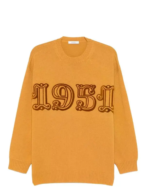 Max Mara Crew-neck Sweater - Yellow
