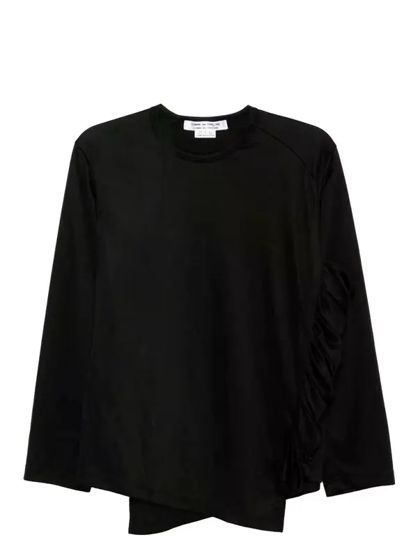 Comme Des Garçons Long-sleeved T-shirt - Black