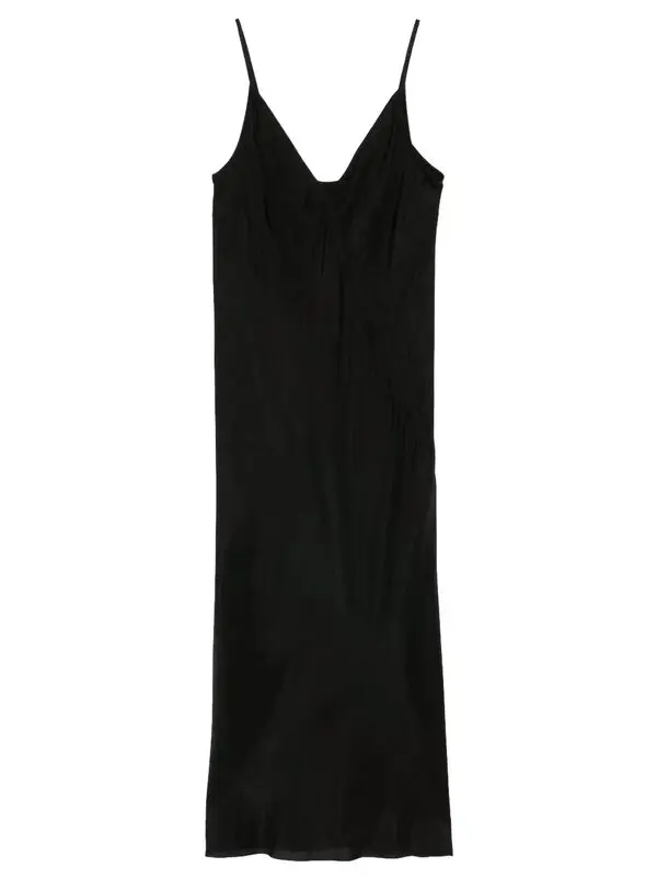 Rick Owens Slip-style Midi Dress - Black