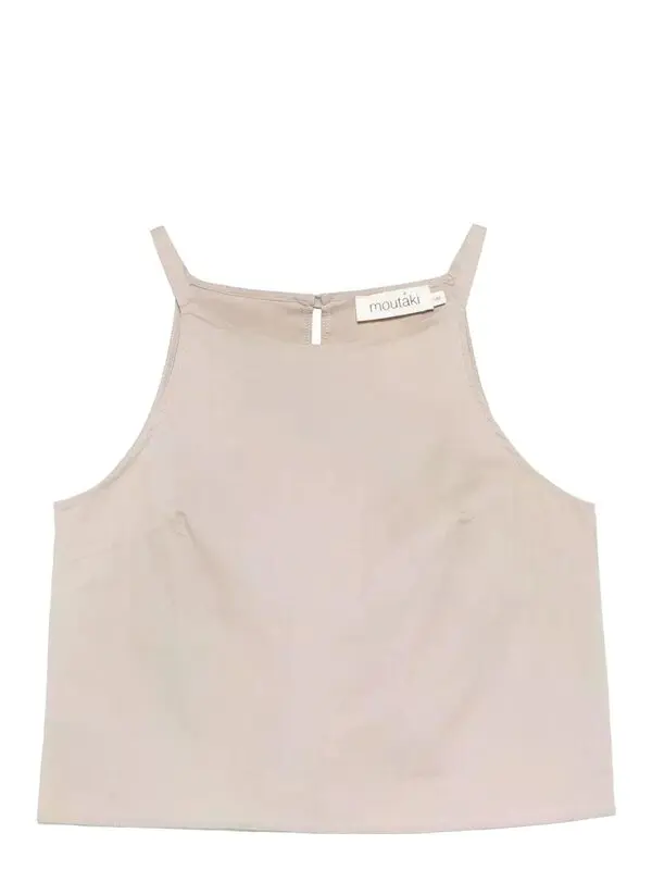 MOUTAKI Stretch-cotton Tank Top - Neutrals