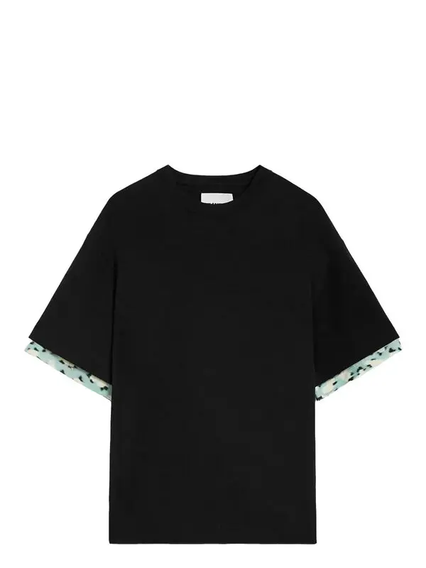 JIL SANDER Cotton Crew-neck T-shirt - Black