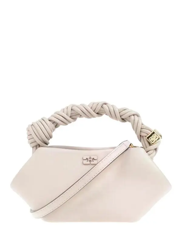 GANNI Mini Bou Tote Bag - Neutrals