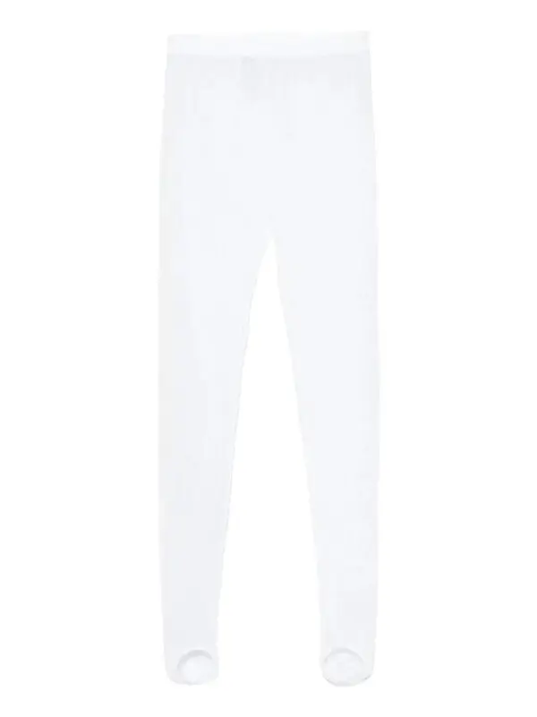 Wardrobe.NYC Embroidered Lace Trousers - Wht Bianco