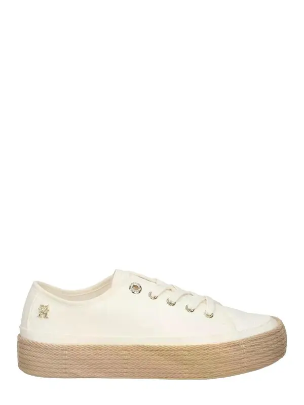 Tommy Hilfiger Platform Lace-up Sneakers - Neutrals