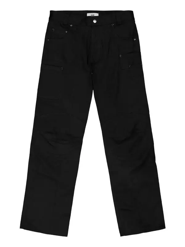 GMBH Knee-patch Cargo Trousers - Black