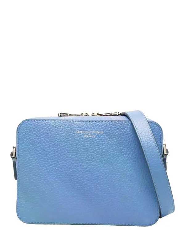 ASPINAL OF LONDON Leather Cross Body Bag - Blue