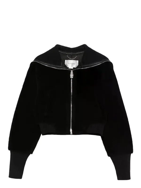 Victoria Beckham Jersey Jacket - Black