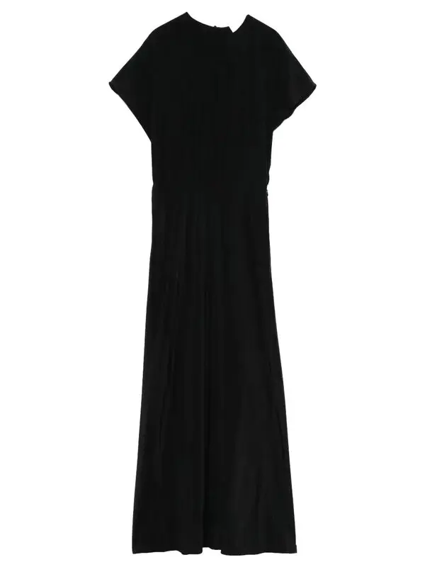 Matteau Silk Midi Dress - Black