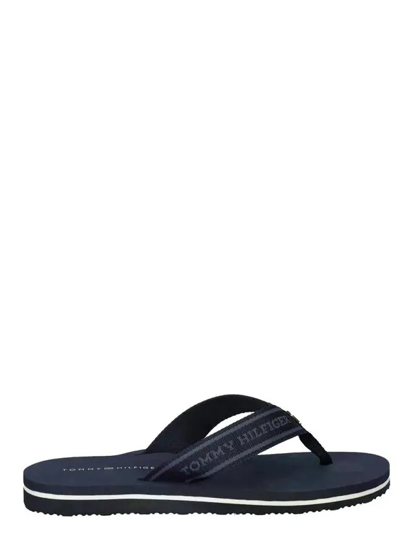 Tommy Hilfiger Logo Strap Flip-flops - Blue