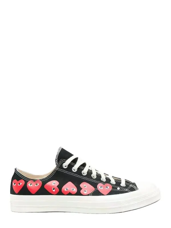 Play Comme Des Garcon X Converse Chuck 70 Sneakers - Black