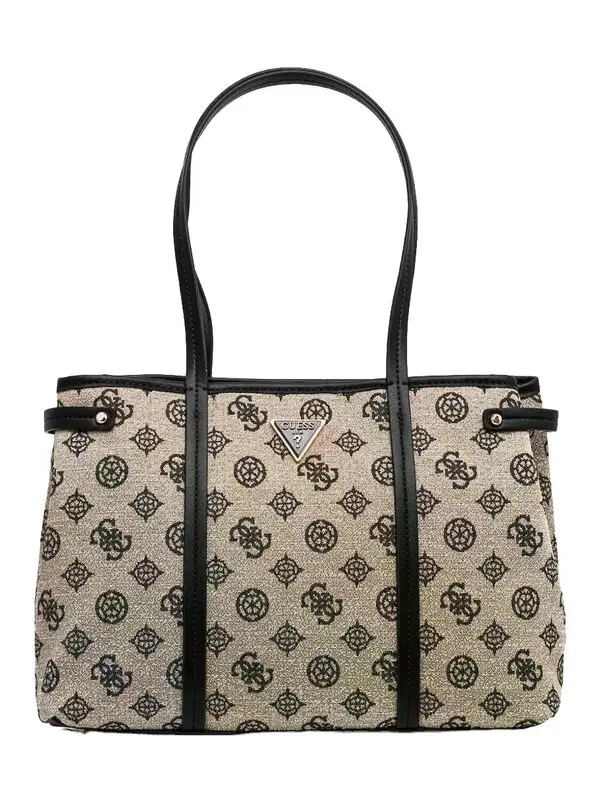 Guess Monogram-print Tote Bag - Neutrals