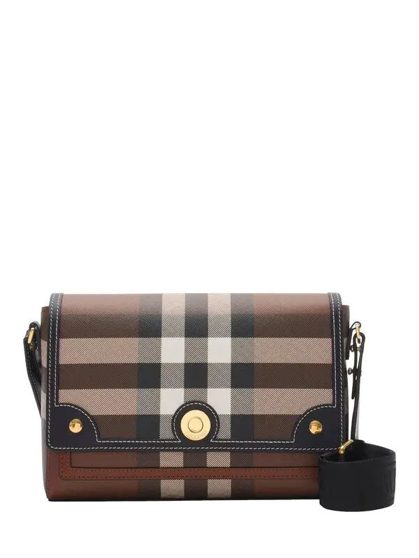 Burberry Note Crossbody Bag - Dark Birch Brown