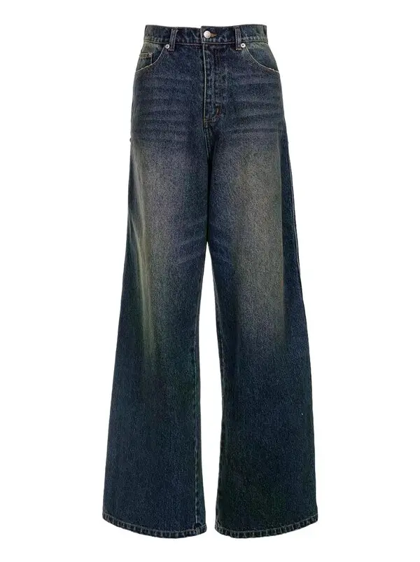 Natasha Zinko Strapped Jeans - Blue