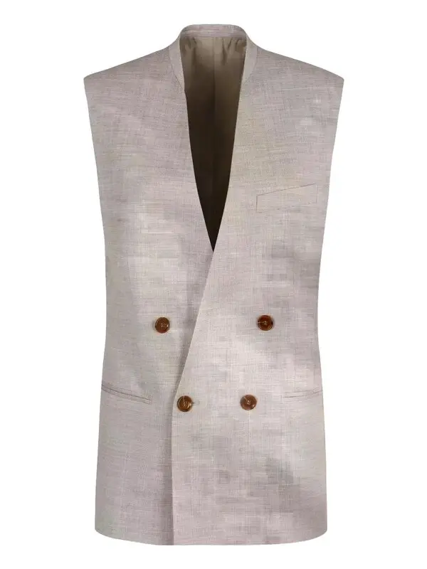 Philosophy Di Lorenzo Serafini Double-breasted Vest - Grey