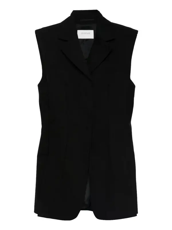Sportmax Tailored Waistcoat - Black