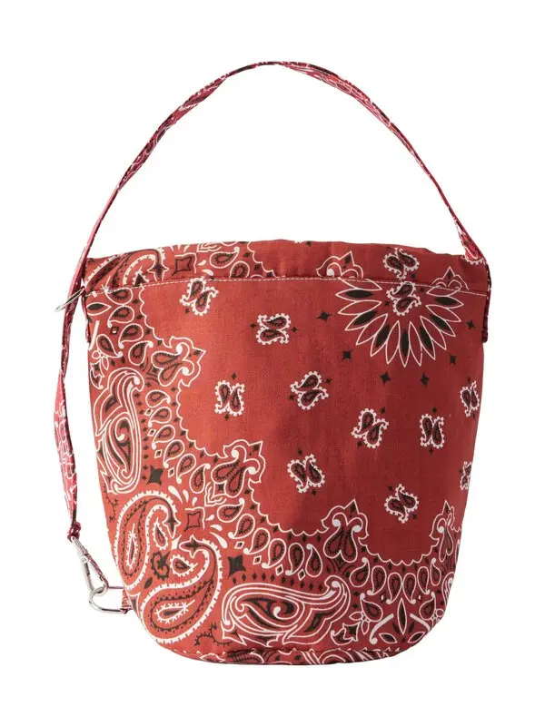 CALL IT BY YOUR NAME Sac Seau Printed Tote - Red