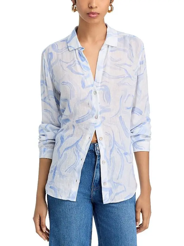 Bella Dahl Classic Shirt - Waves Floral Print