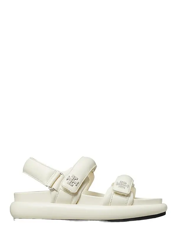 Tory Burch X Bonbon Kira Padded Sport Sandals - Vanilla Marshmallow