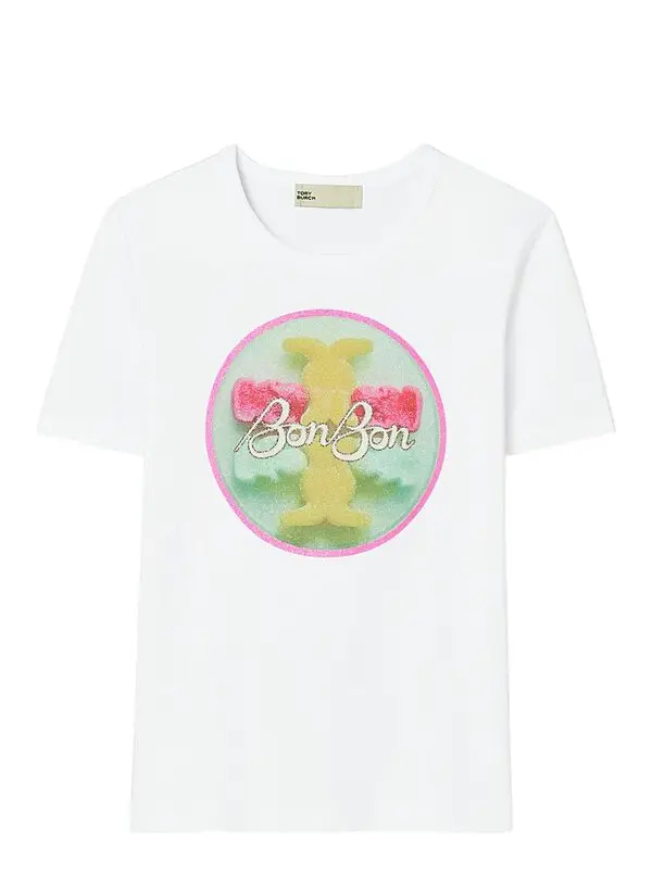Tory Burch X Bonbon Capsule T-shirt - Pastel Bonbon