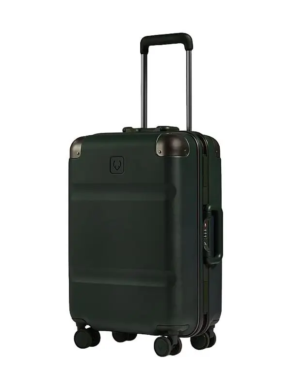 ANTLER Heritage Stripe Carry-on Spinner Suitcase - Dark Green