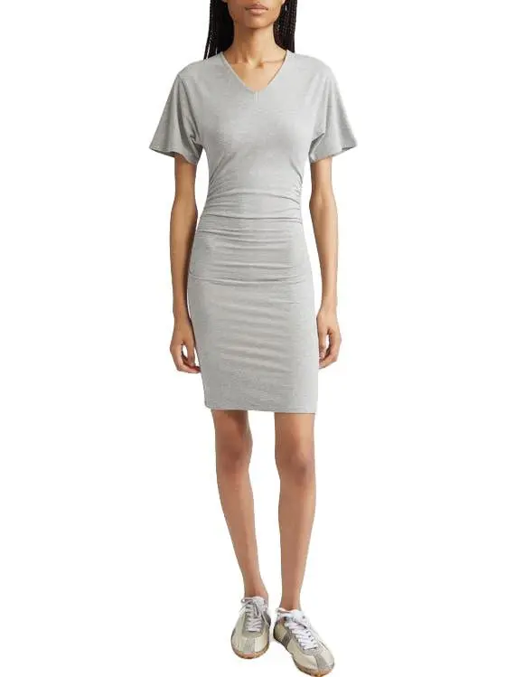 Paloma Wool Stretch Cotton T-shirt Dress - Grey