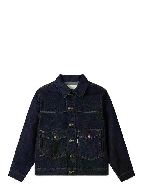 MAN ON THE BOON. Denim Jacket - Blue