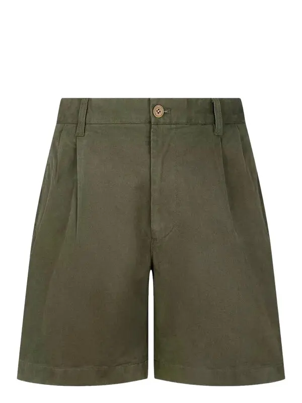 MAN ON THE BOON. Tailored Shorts - Green