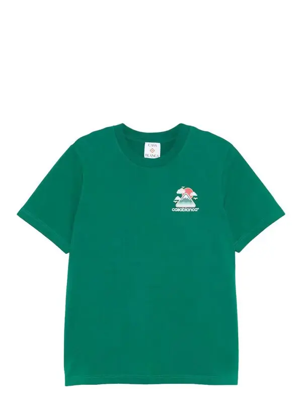 Casablanca Montagne Ondulée T-shirt - Green
