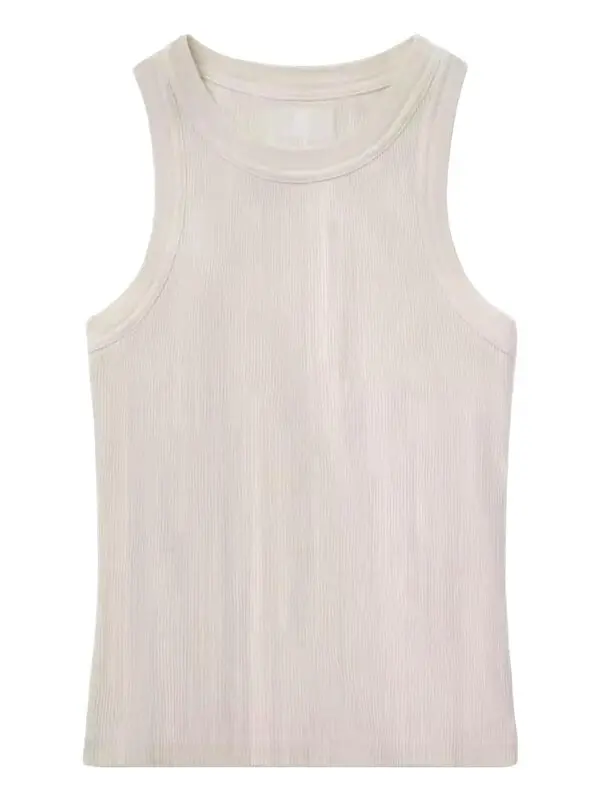Citizens Of Humanity Isabel Ribbed Sleeveless Top - Neutrals