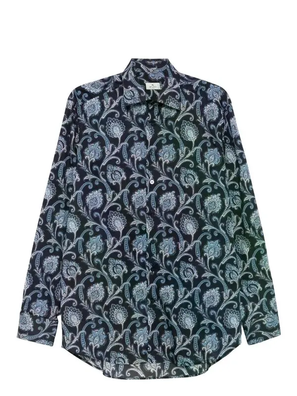 Etro Printed Shirt - Blue