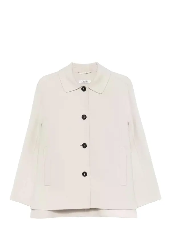 Max Mara Single-breasted Coat - Neutrals