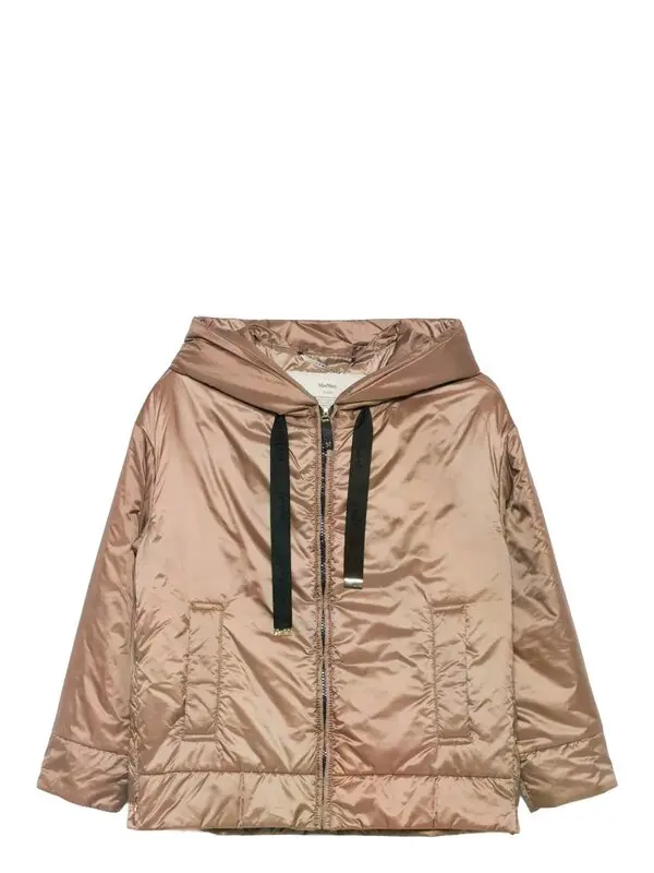 Max Mara Zip-up Bomber Jacket - Brown