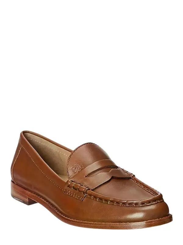 Ralph Lauren Leather Loafers - Neutrals