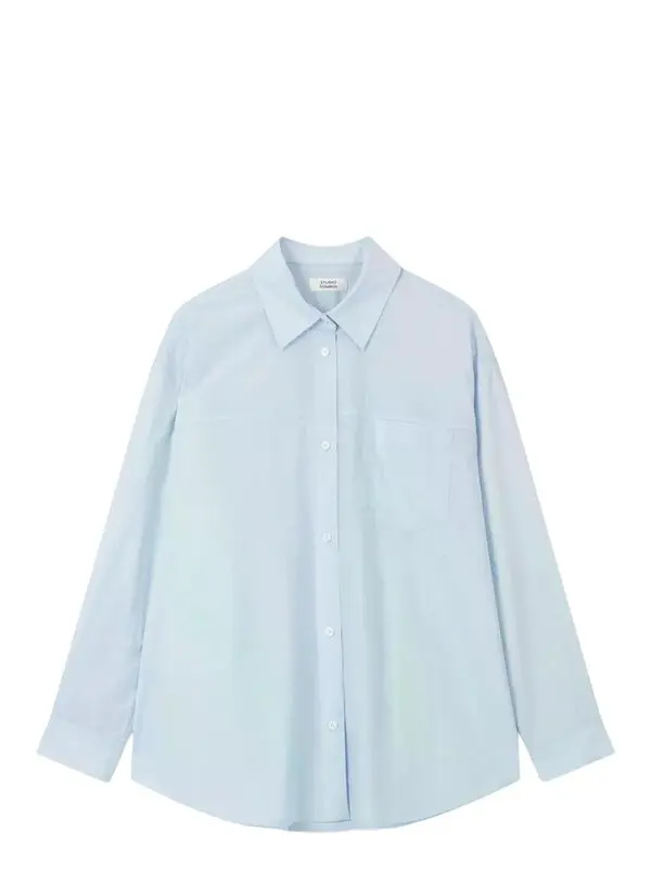 STUDIO TOMBOY Poplin Shirt - Blue