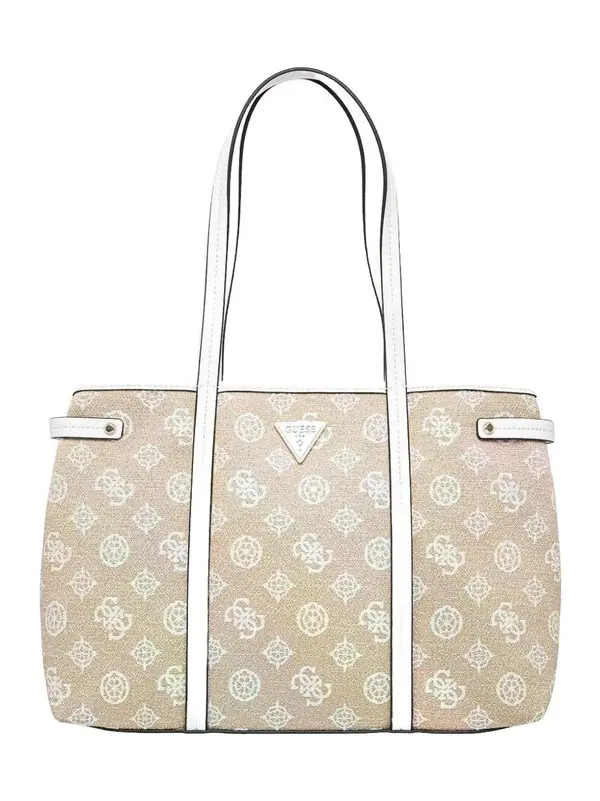Guess Logo-print Tote Bag - Neutrals
