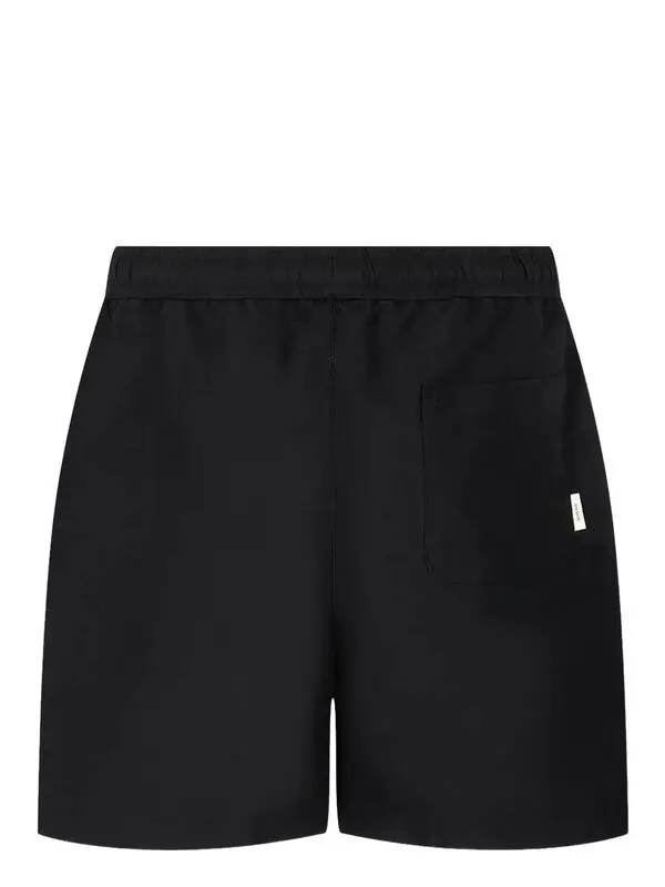 MAN ON THE BOON. Drawstring Shorts - Black