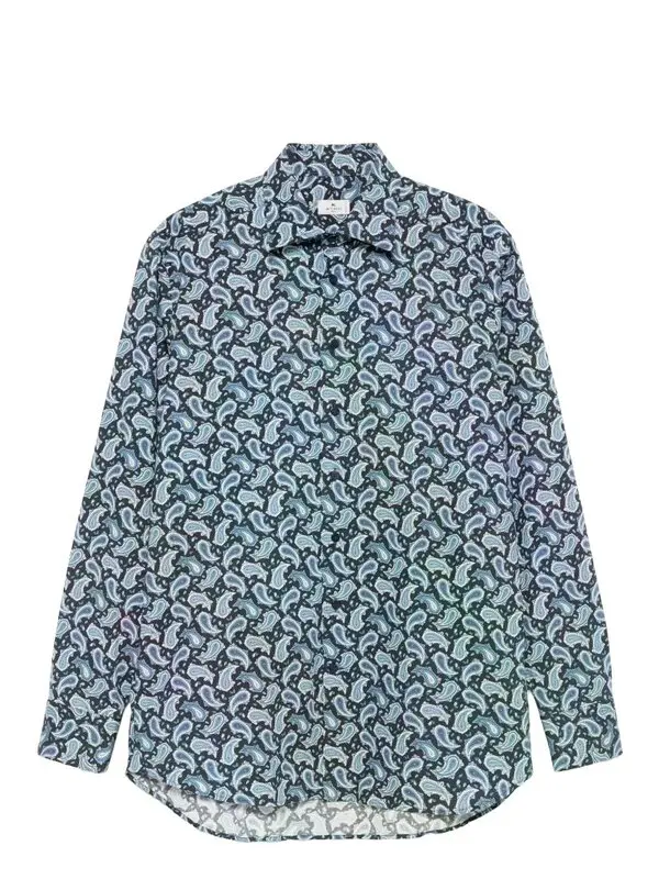 Etro Paisley-print Shirt - Blue