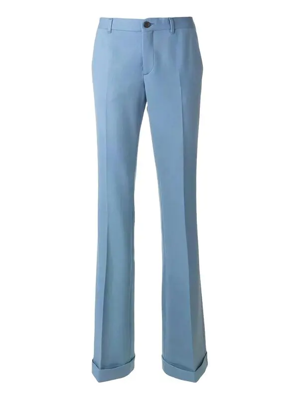 Miu Miu Bootcut Tailored Trousers - Blue