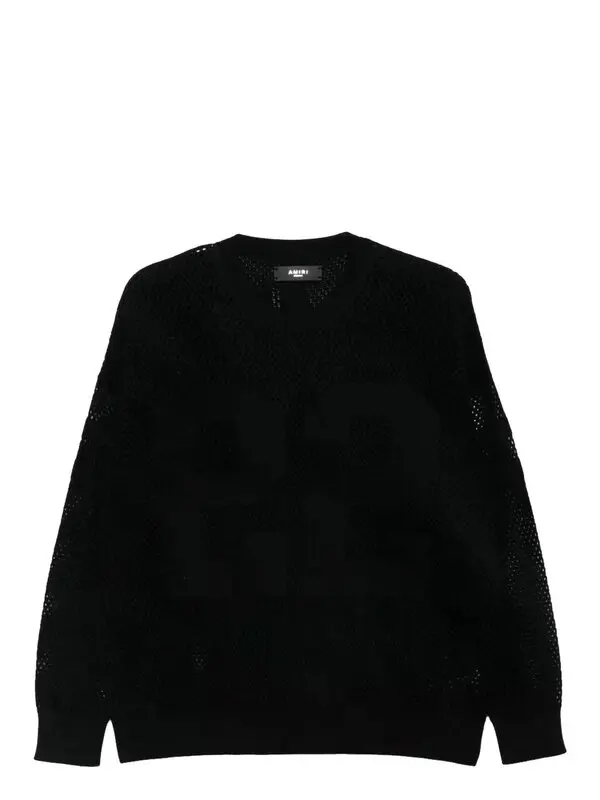 Amiri Crew-neck Sweater - Black
