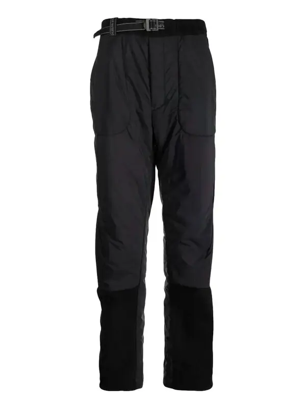 AND WANDER Belted Trousers - Black