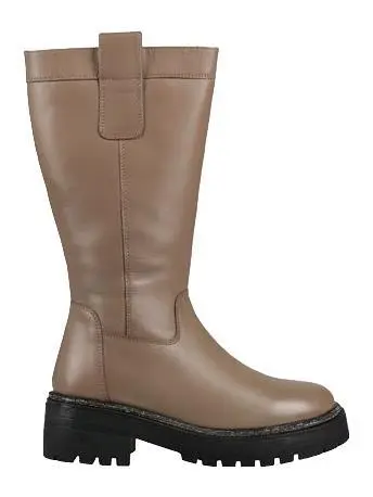 APEPAZZA Leather Boots - Beige