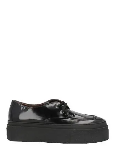 LA CABALA Lace-up Flatforms - Black
