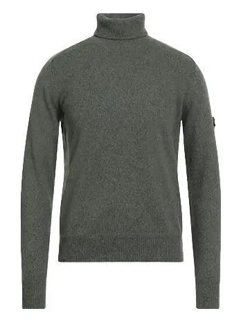 Peuterey Turtleneck In Light Wool And Polyamide - Green