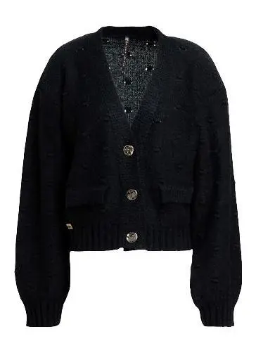 MANILA GRACE Acrylic-blend Cardigan - Black