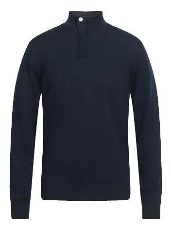 DANIELE FIESOLI Turtleneck Merino Wool Knit - Navy