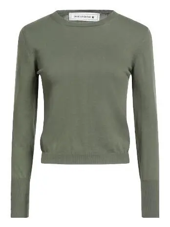 SHIRTAPORTER Cotton Military Sweater - Green