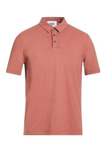 Alpha Studio Polo Shirt Size Cotton, Elastane - Brown