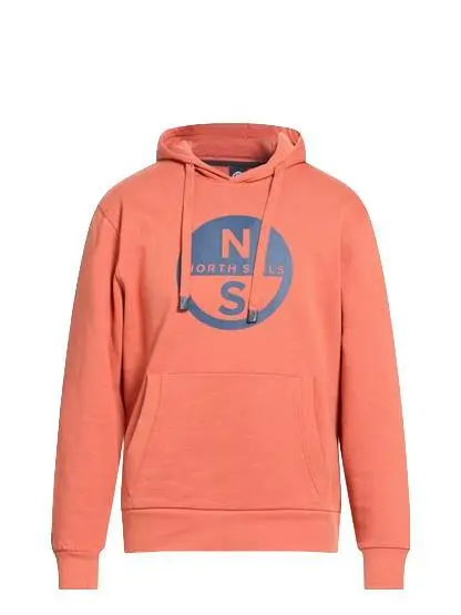 NORTH SAILS Cotton Fleece Sweatshirt - Orange