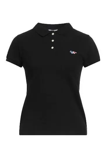 Maison Kitsuné Cotton Polo Shirt - Black