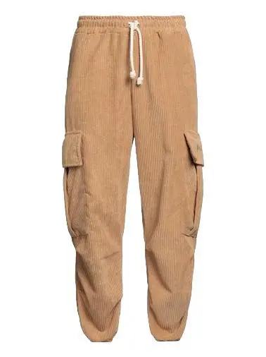 DISCLAIMER Corduroy Cargo Pants - Beige